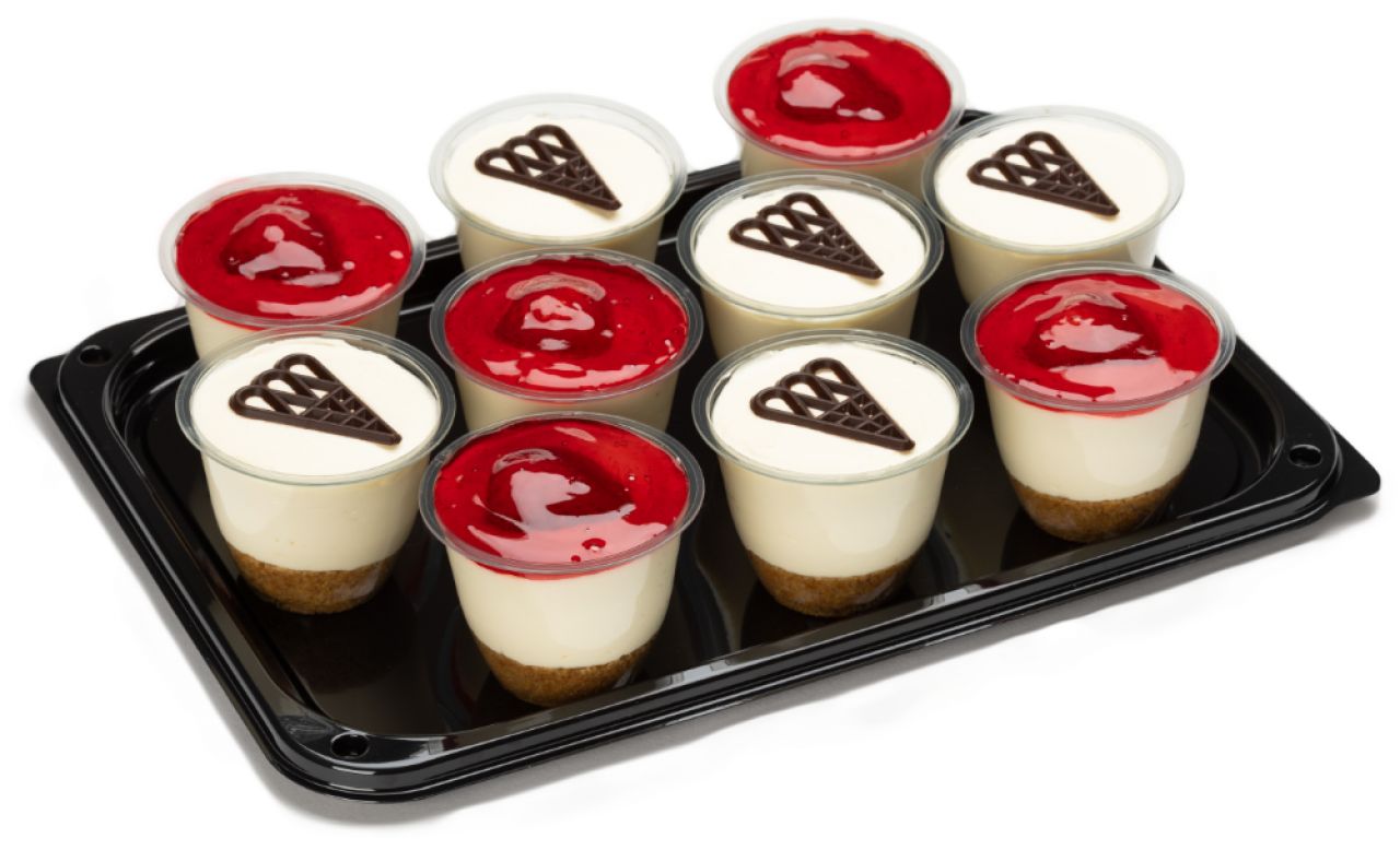 mini cheesecake pots
